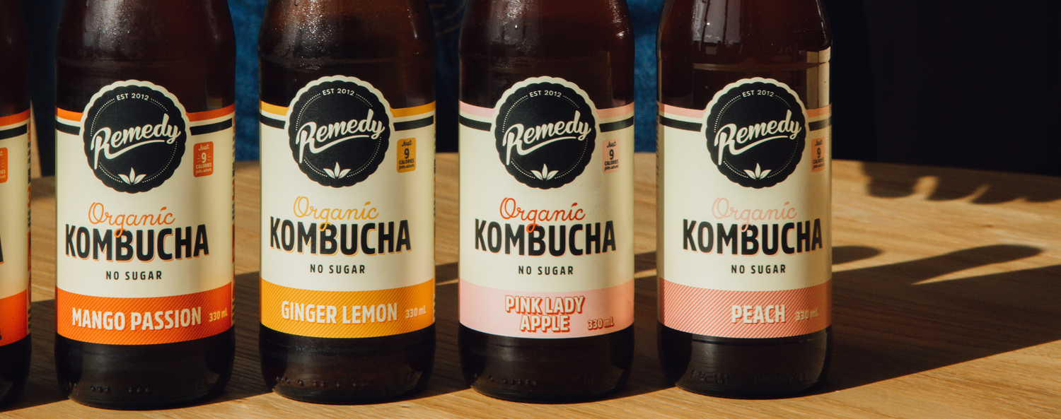 Remedy Kombucha Small Batch Lychee & Strawberry| Remedy Drinks