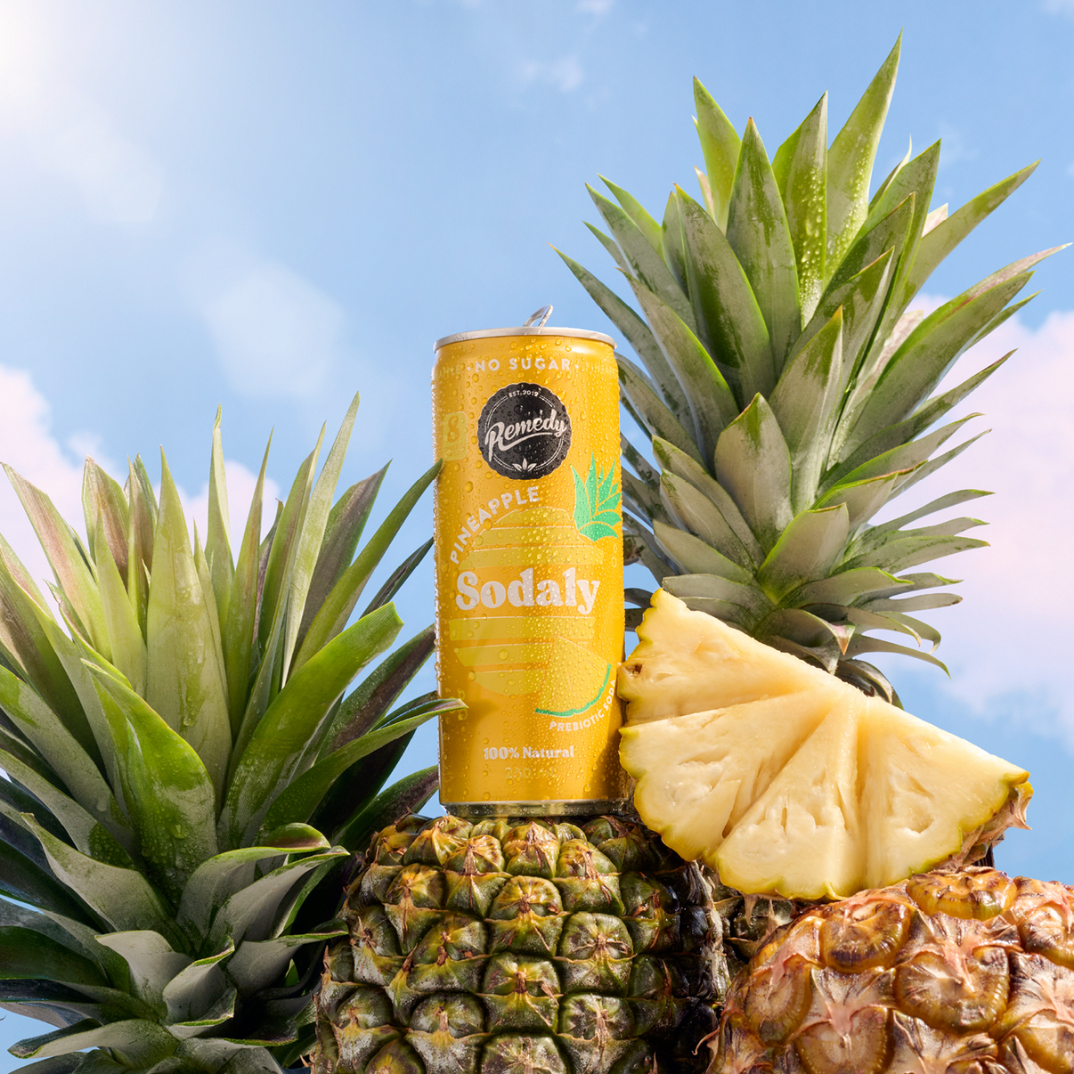 Pineapple Sodaly | No Sugar Soft Drink | Remedy Drinks