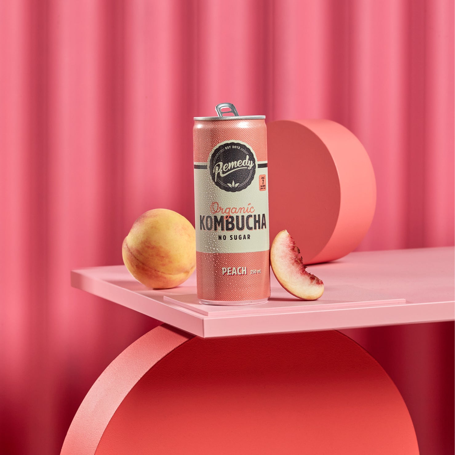 Peach Kombucha | Naturally Fermented | Remedy Kombucha – Remedy Drinks