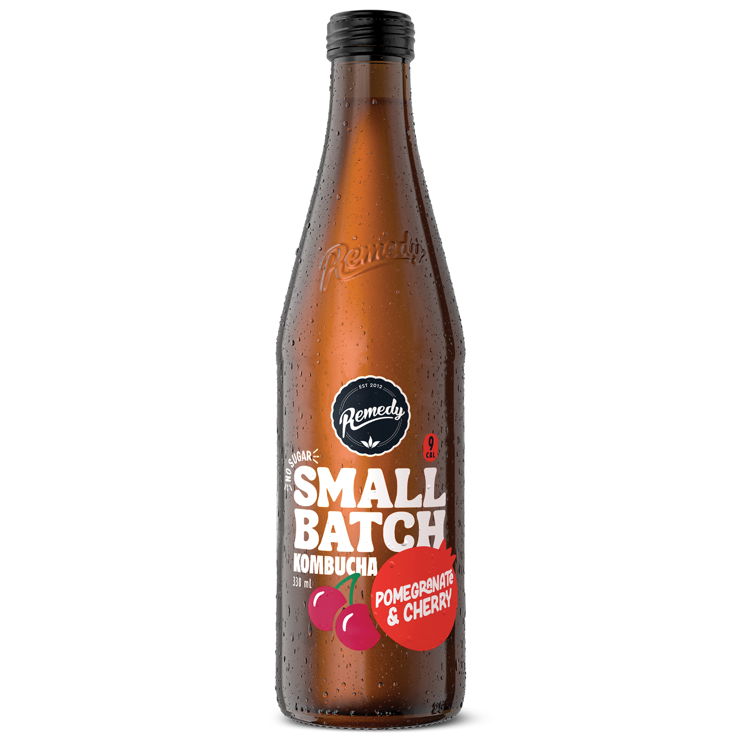 Remedy Kombucha Small Batch Pomegranate & Cherry | Remedy Drinks