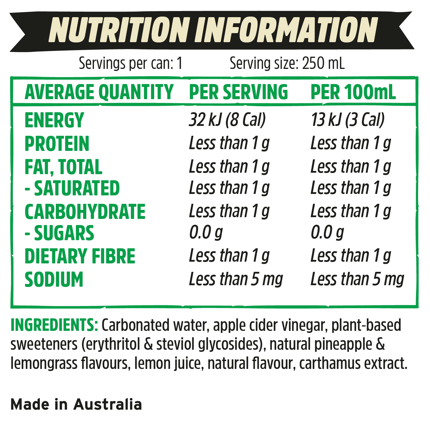 Pineapple Sodaly | No Sugar Soft Drink | Remedy Drinks